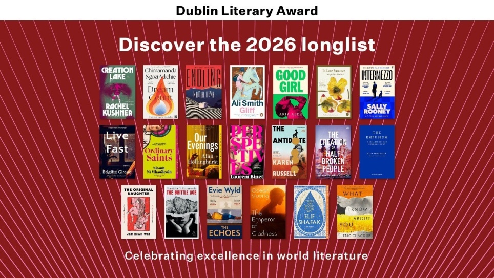 2026 Dublin Literary Award Longlist Dublin Unesco City Of Literature
